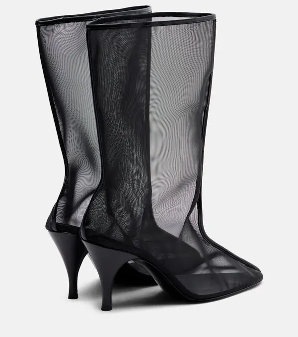 HERBERT LEVINE Mesh Mid-calf Boots