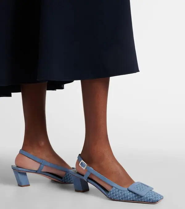 ROGER VIVIER Belle Vivier 45 Slingback Pumps