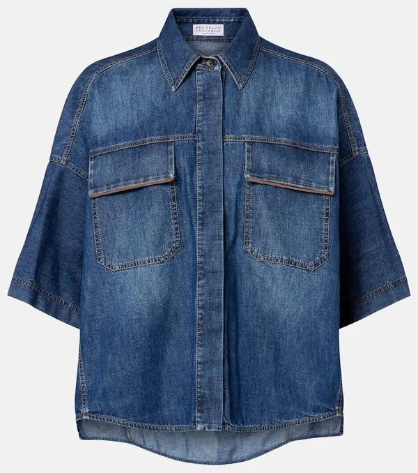 Brunello Cucinelli Denim Shirt