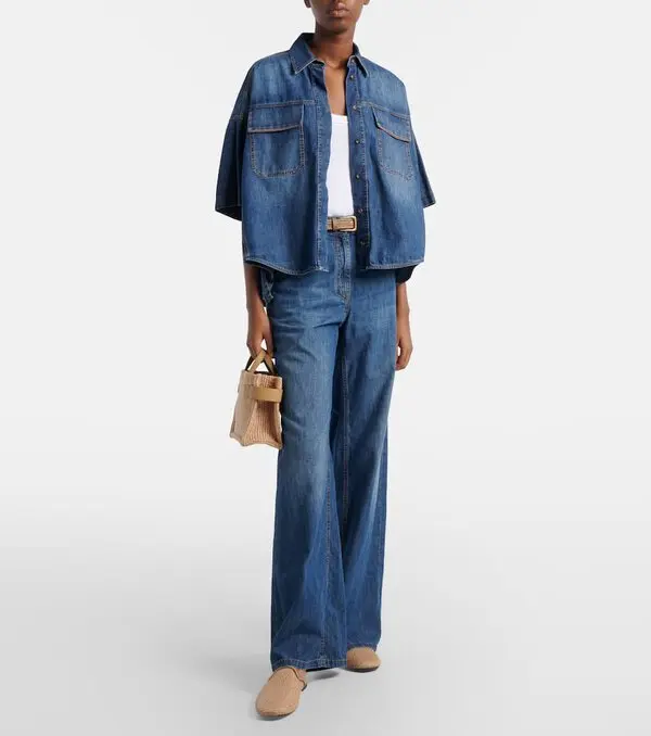 Brunello Cucinelli Denim Shirt
