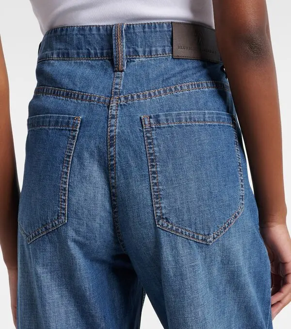 Brunello Cucinelli Wide-leg Jeans