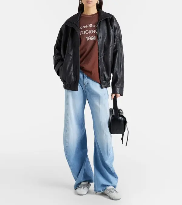 Acne Studios 2006f Distressed Wide-leg Jeans