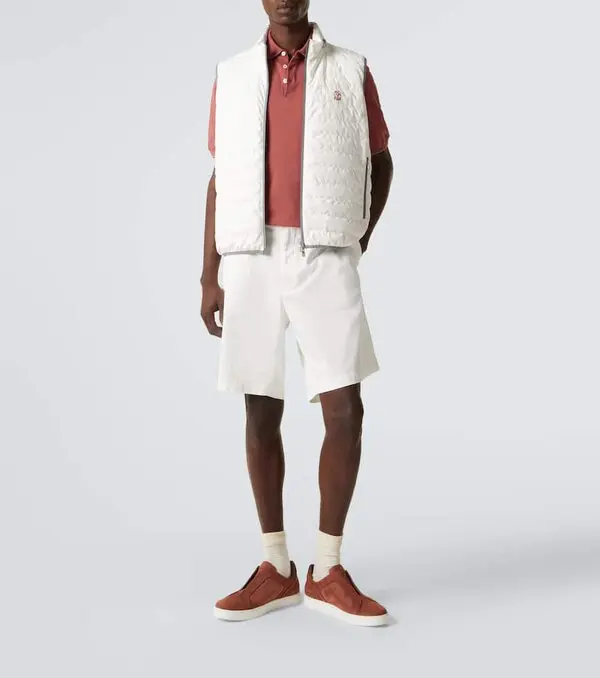 Manolo Blahnik Suede Slip-on Sneakers