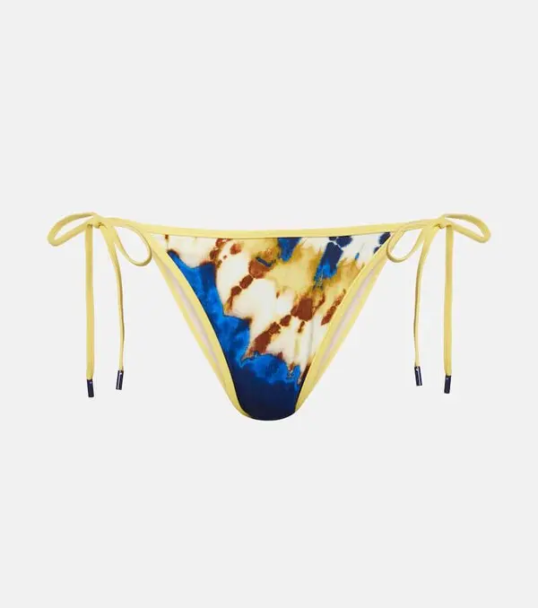 ALEMAIS Martine Dyed Bikini Bottoms - Blue