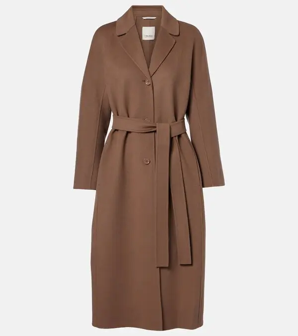 Max Mara Dama Virgin Wool Wrap Coat