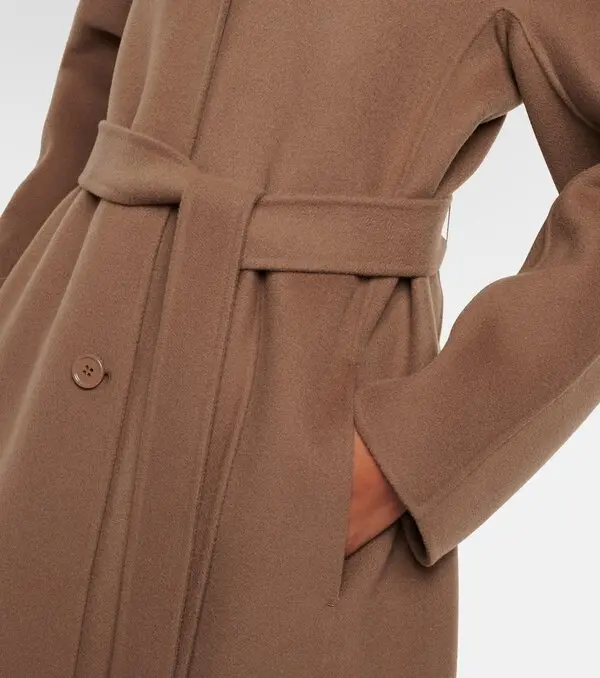 Max Mara Dama Virgin Wool Wrap Coat