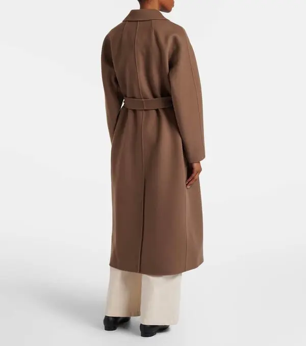 Max Mara Dama Virgin Wool Wrap Coat