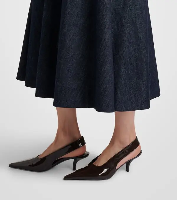 Max Mara Ambra Denim Wrap Dress