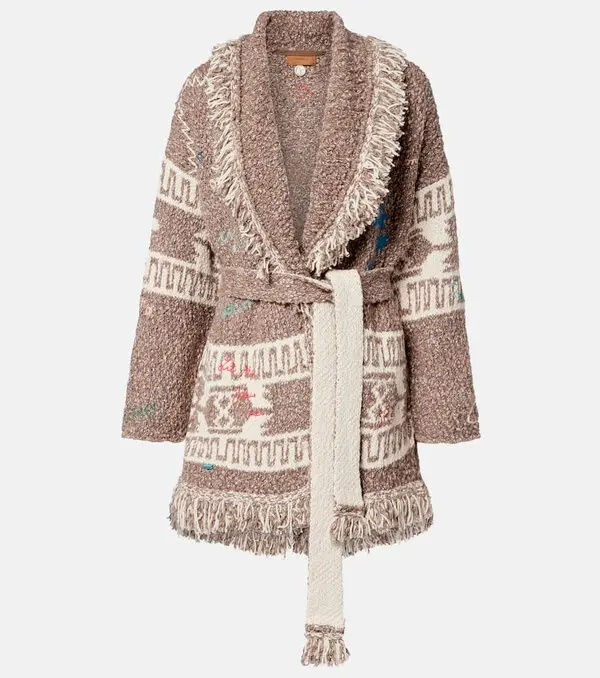 Alanui Written The Ocean Cotton Cardigan