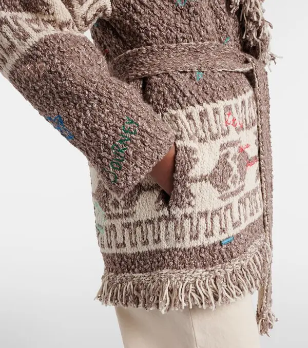 Alanui Written The Ocean Cotton Cardigan