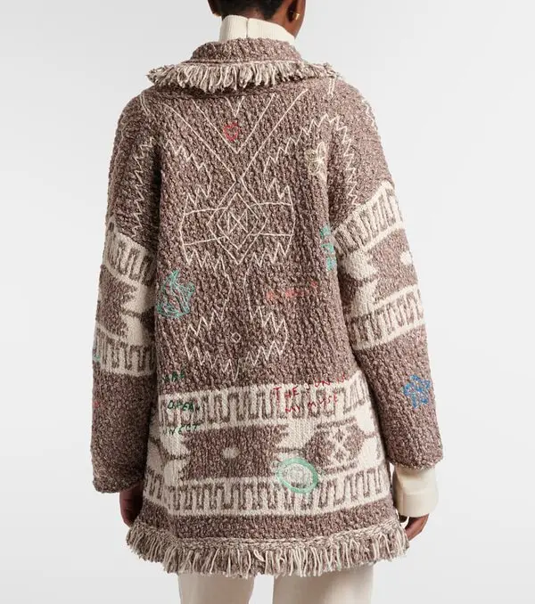 Alanui Written The Ocean Cotton Cardigan