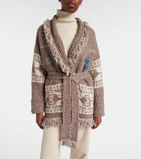 Alanui Written The Ocean Cotton Cardigan