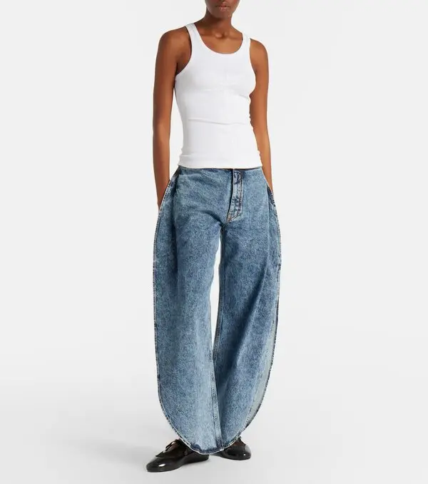 Alaïa Barrel-leg Jeans
