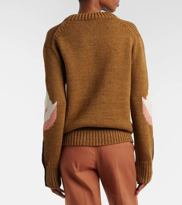 Chloé Wool Jacquard Sweater - Multicoloured