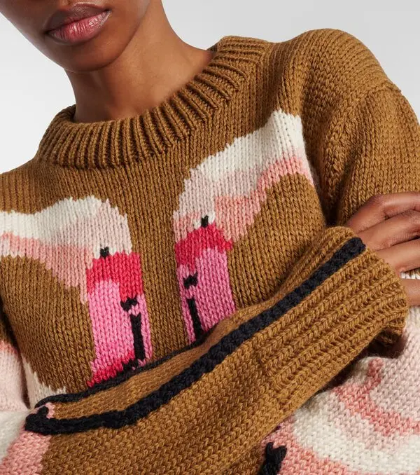 Chloé Wool Jacquard Sweater - Multicoloured