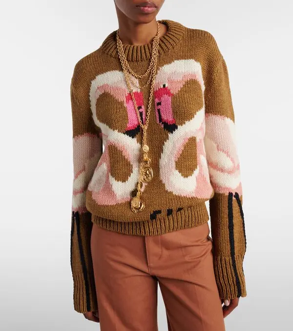Chloé Wool Jacquard Sweater - Multicoloured