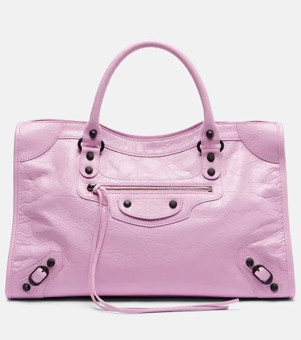 Balenciaga Le City Medium Leather Tote Bag