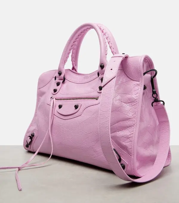 Balenciaga Le City Medium Leather Tote Bag