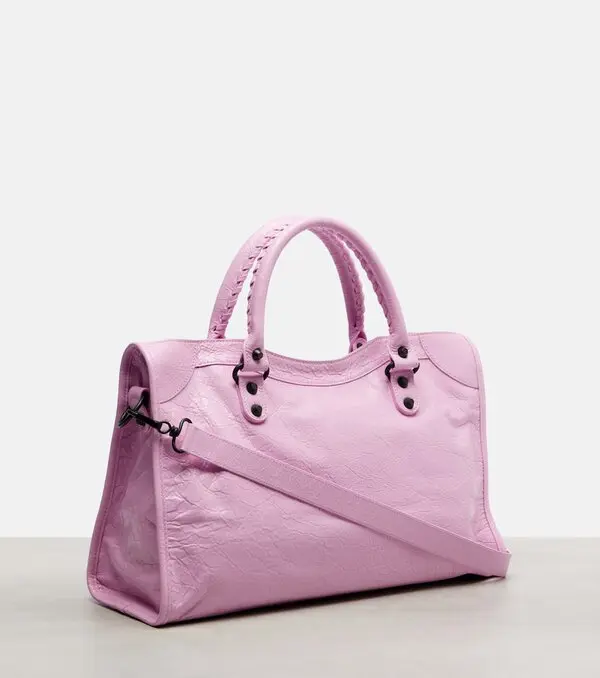 Balenciaga Le City Medium Leather Tote Bag