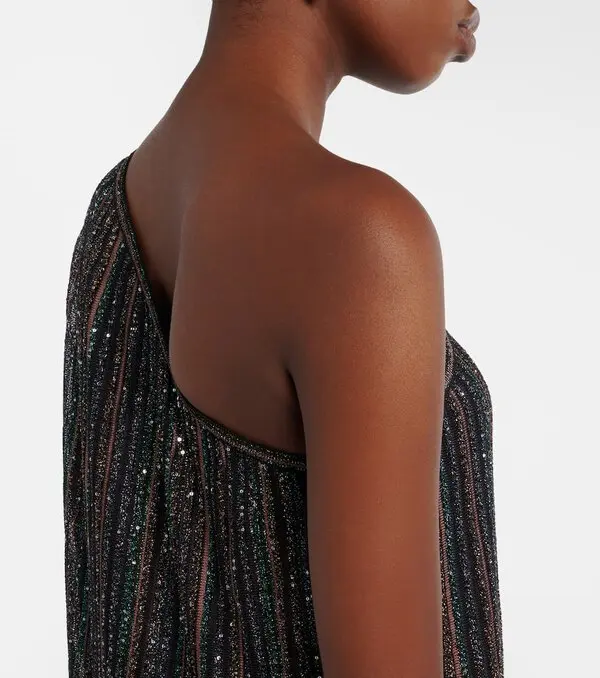 Missoni Chevron Lamé Maxi Dress