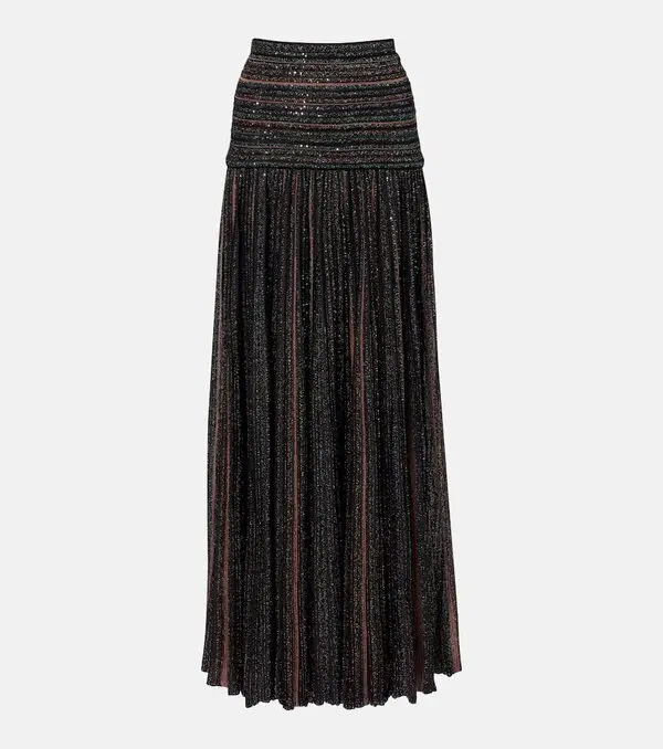 Missoni Sequined Lamé Maxi Skirt