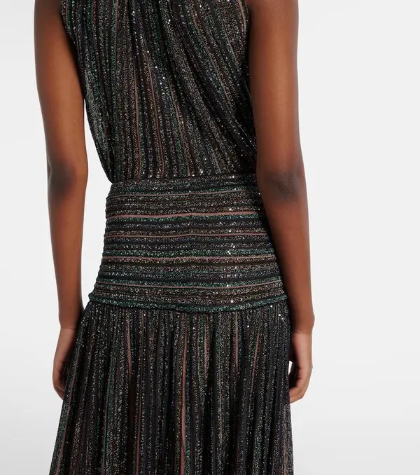 Missoni Sequined Lamé Maxi Skirt