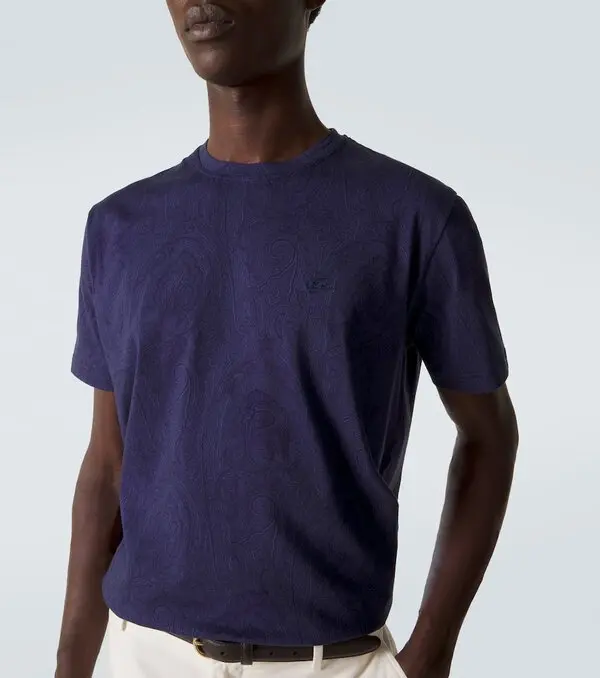 Etro Paisley Cotton T-shirt