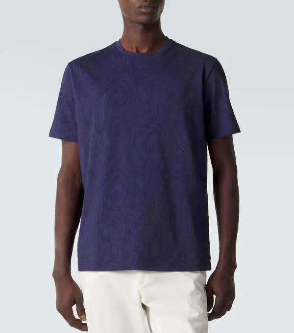 Etro Paisley Cotton T-shirt