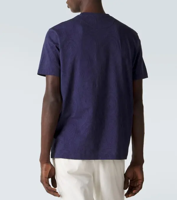 Etro Paisley Cotton T-shirt