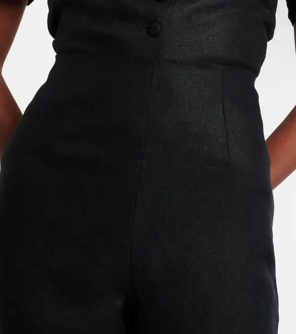 Faithfull The Brand Linen Capri Pants