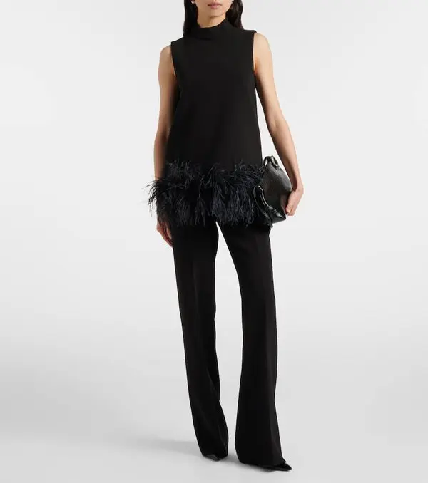 Max Mara Flared Trousers - Black