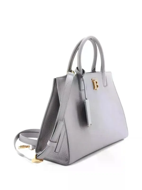 Burberry Frances Mini Leather Tote Shoulder Bag