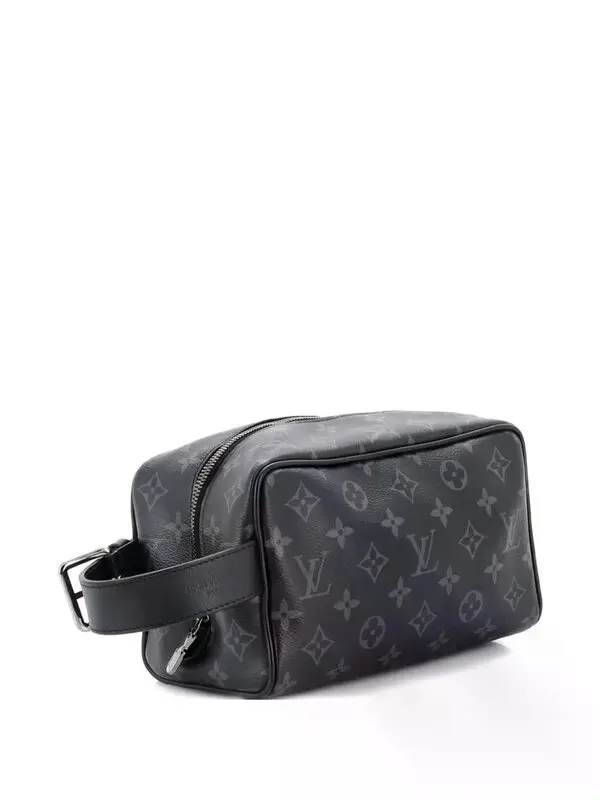 LOUIS VUITTON Dopp Kit Toiletry Monogram Eclipse Canvas Pouch
