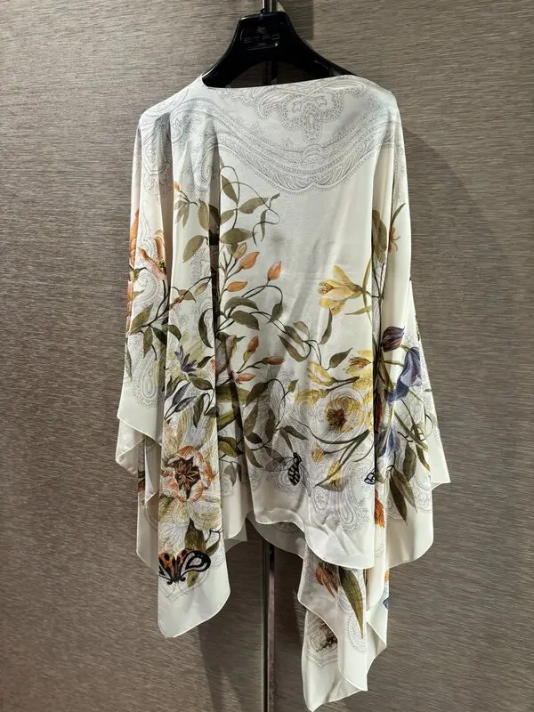Etro Floral Poncho