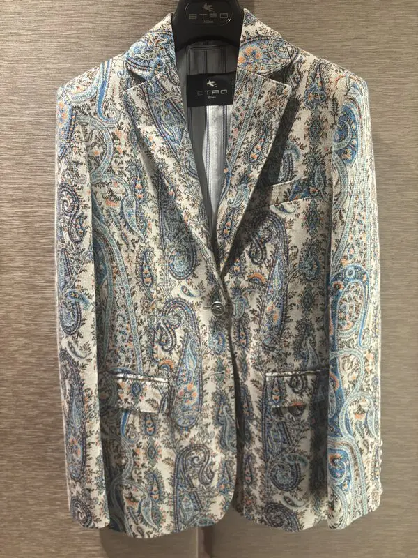 Etro Paisley Blazer - White