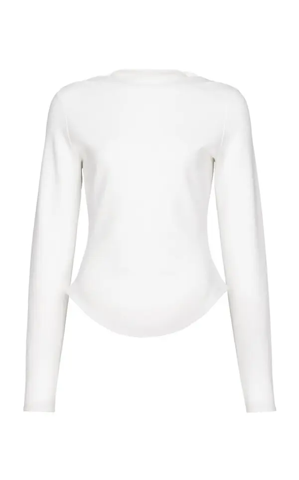 Alaïa Tailored Cotton-blend Top - White