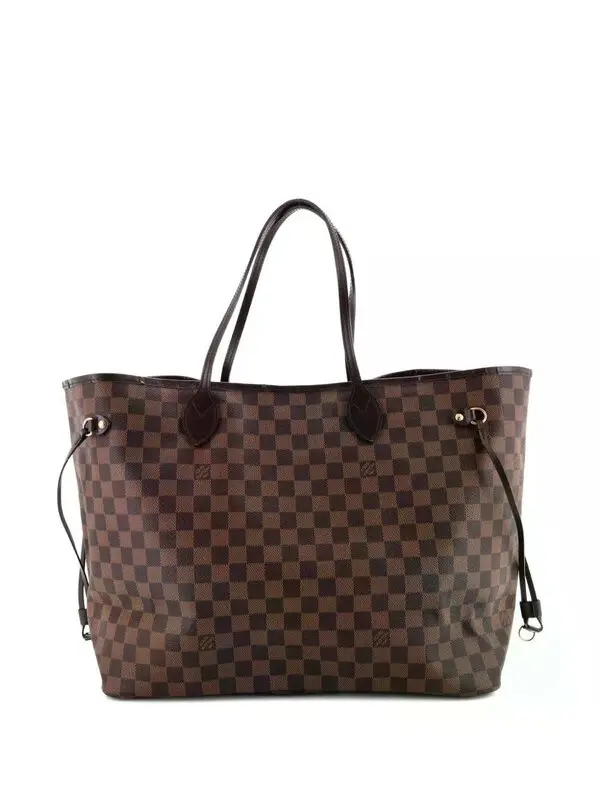 LOUIS VUITTON Neverfull Damier Gm Tote Bag - Brown