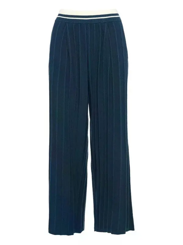 ERES Ribbed Knit Straight Leg Pants