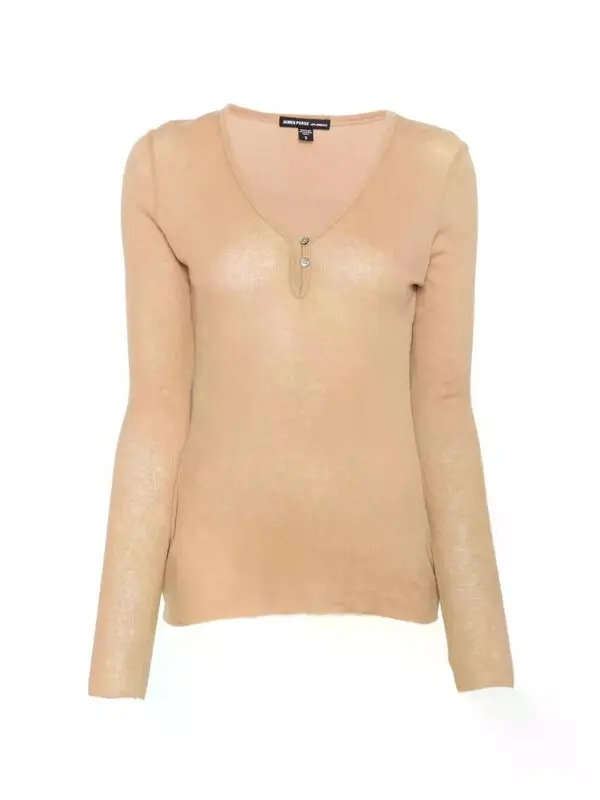 JAMES PERSE Ribbed Henley Top