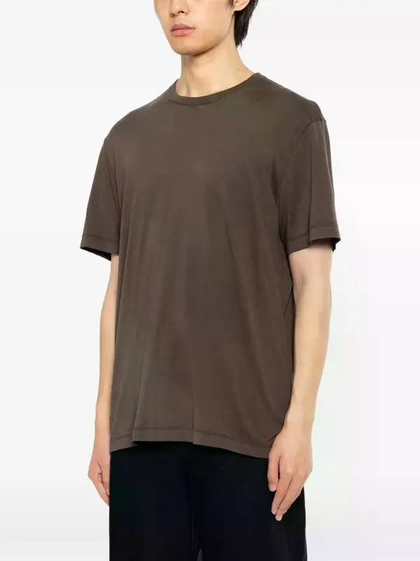 JAMES PERSE Brushed Lotus T-shirt - Brown