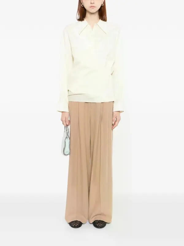 JAMES PERSE Pleated Trousers - Neutrals