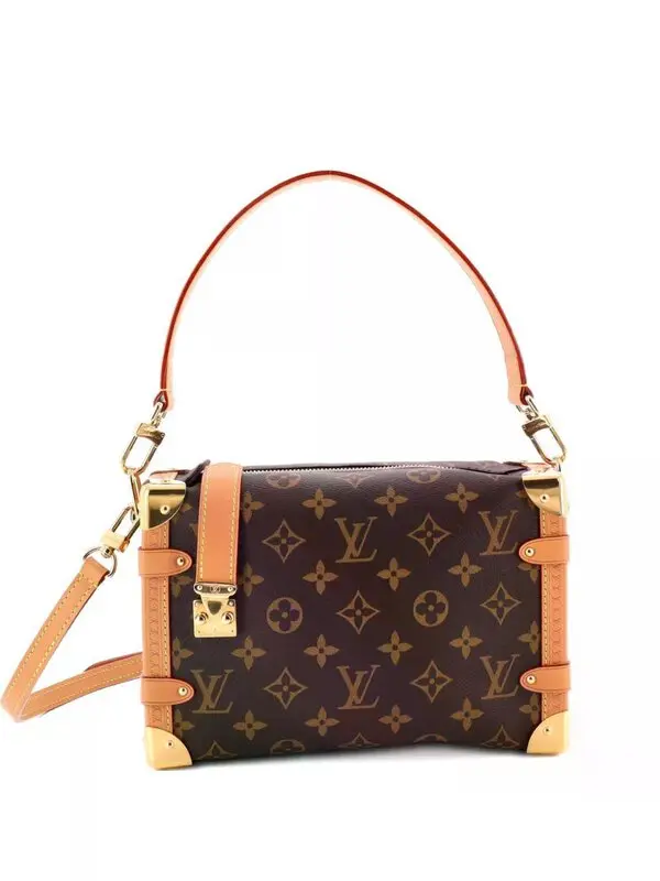 LOUIS VUITTON Side Trunk Handbag Monogram Canvas Mm