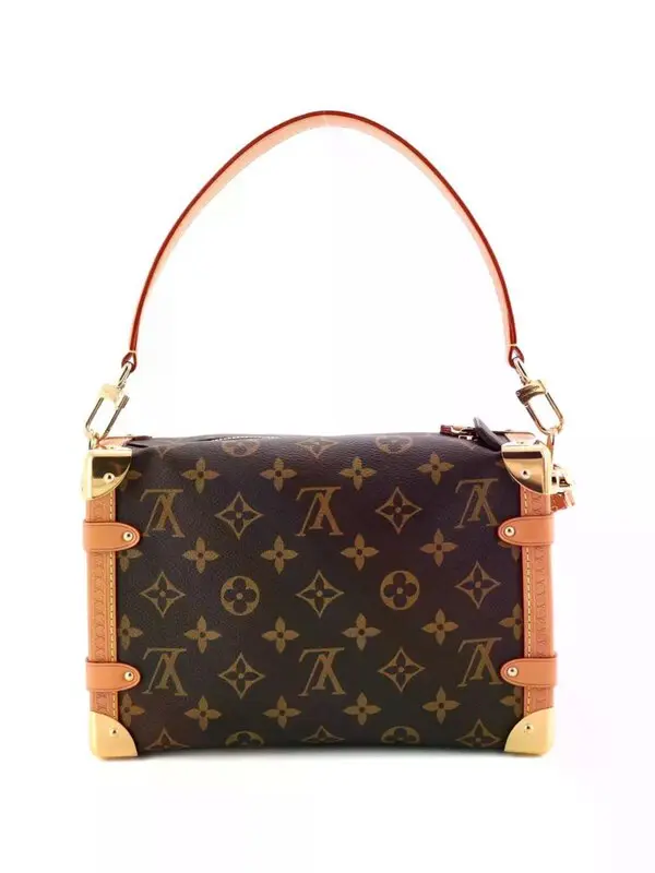 LOUIS VUITTON Side Trunk Handbag Monogram Canvas Mm