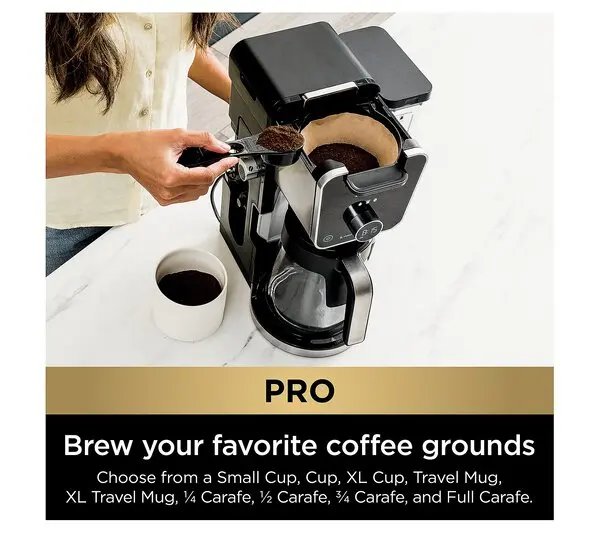 NINJA Dualbrew Pro Single-serve & 12-cup Carafe Coffee System