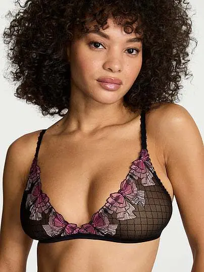 Victoria's Secret Tease Lace Triangle Bralette - Print