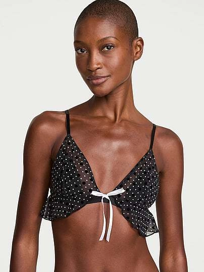 Victoria's Secret Tease Lace Triangle Bralette - Print