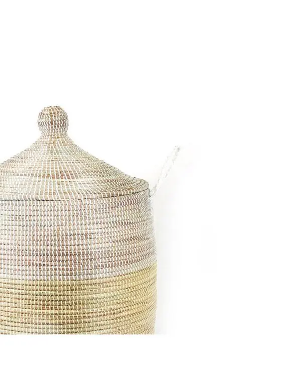 MBARE Dou Lid Storage Basket Two-tone