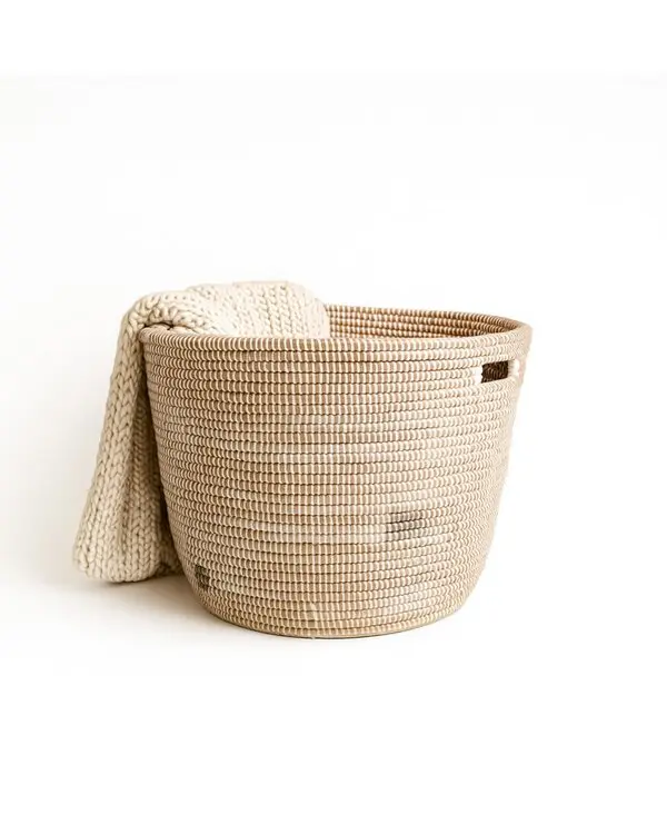 MBARE Flat Lid Squares Low Storage Basket