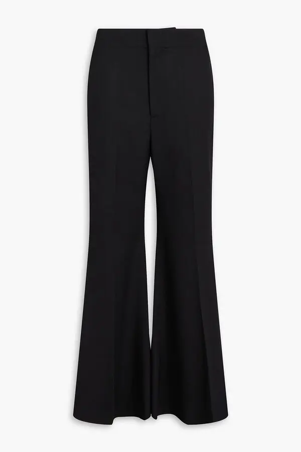 Victoria Beckham Grain De Poudre Flared Pants