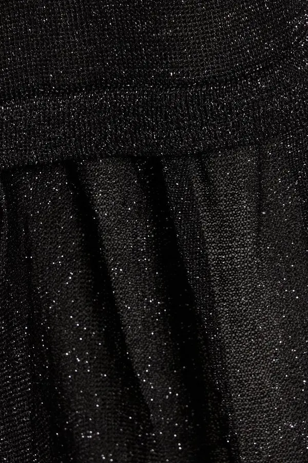 Altuzarra Polly Off-shoulder Metallic Knit Midi Dress